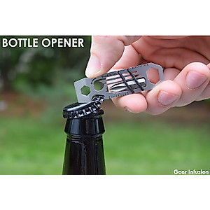 EverRatchet Clip Ratcheting Keychain Multitool (Titanium - Original)