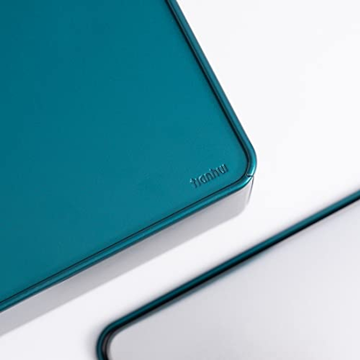 Tianhui Square Tin Canister/Container for Keeping Car,Tea,Coffee,Cookies, Food,Flour,Baked Goods Storage (Emerald Green)