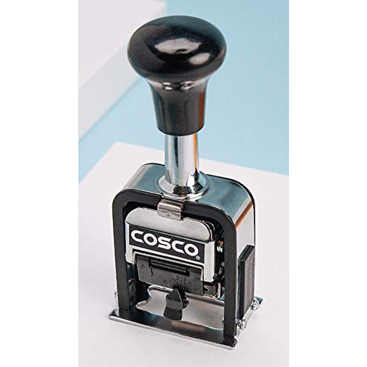 Cosco Automatic Numbering Machine, 6-Digits, 8 Modes, Black Ink (026138)