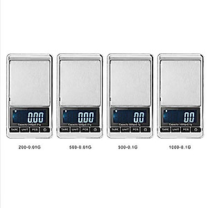 Salmue Scalimeti -Mmini Jewelry Scale - Precision Digital Scale Kitchen Scales for Food, Multipurpose Electronic Scale for Food, LCD Display(10000.1g)