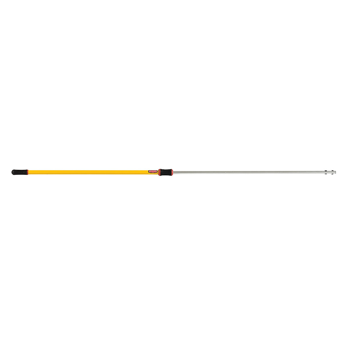Rubbermaid Commercial Products HYGEN Quick-Connect Straight Extension/Extendable Handle/Stick/Pole, 4-8 Feet, Yellow, Lightweight for Janitorial/Professional/Industrial Microfiber Floor