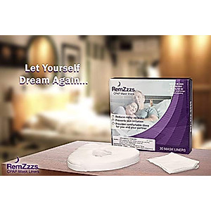 RemZzzs Full Face Cpap Mask Liners (K2-FM) - Reduce Noisy Air Leaks and Painful Blisters - Cpap Supplies and Accessories - Compatible with Resmed Respironics DeVilbiss