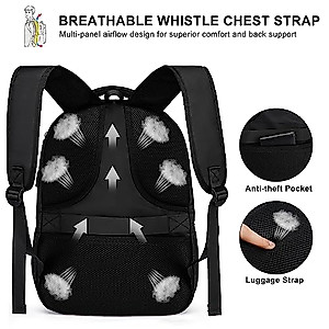 LIBENED School Backpack for Teen, Extra Large 50L Laptop Backpacks for Men Women, Waterproof College Backpack, Travel Mochila with USB Charging Port Fits 17 Inch Computer, Black