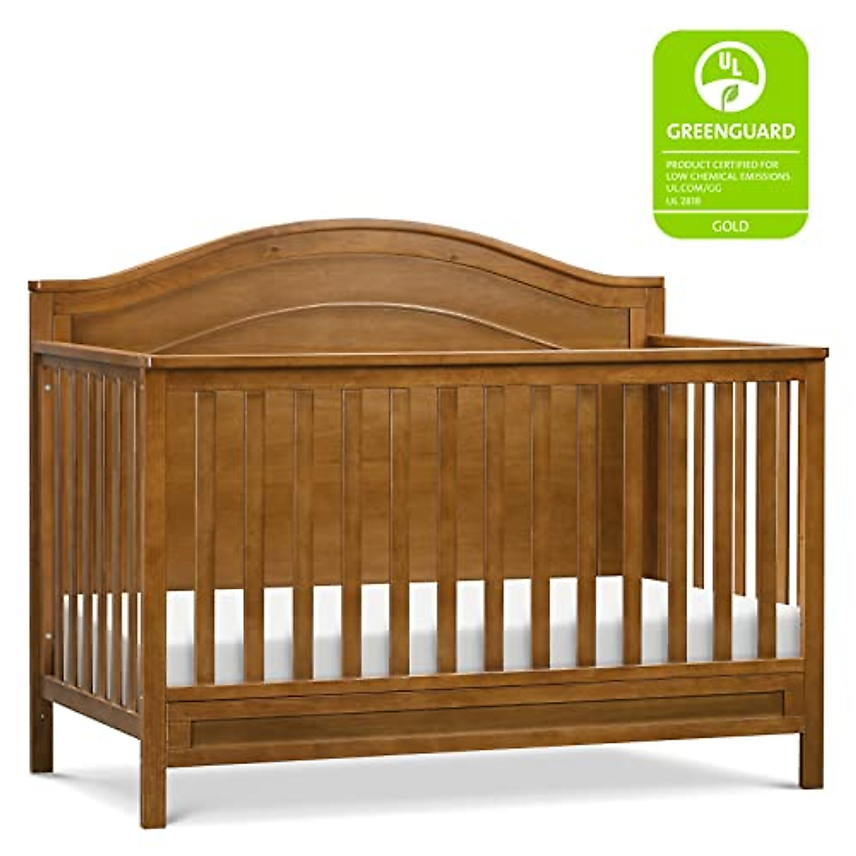 DaVinci Charlie 4-in-1 Convertible Crib in Chestnut, Greenguard Gold Certified