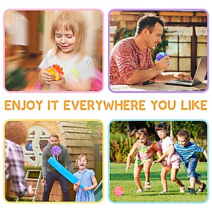 Pop Fidget Toys Its Ball Toy 4 PCS 3D Stress Balls It Pop Fidgets Pack Party Favors for Kids Toys Autism Sensory Toys Bulk Squeeze Toys Toddler Toys for Boys Adult Stress Relief Easter Basket Stuffers