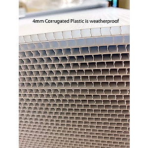 Two Pack Custom + Personalized 18x24" Horizontal Yard/Lawn Sign (Outdoor, Weatherproof Corrugated Plastic) Steel H-Stake Included, by Legit Fast Printing, Choose from 5, 10, 20, 25 or 50 pack