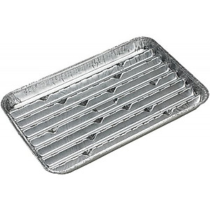 GrillPro 50426 Aluminum Foil Grilling Trays,Silver