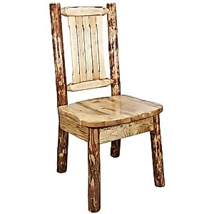 Montana Woodworks Log Furniture - Dining Chair - Glacier Country Collection