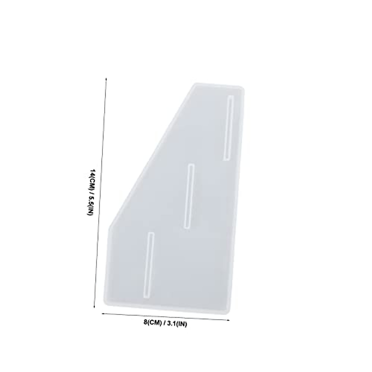 TEHAUX Lipstick Organizer 2pcs Shelf Silicone Mold Silicone Molds Tray Resin Mold Shelf Organizer Rack Craft Organizer Silicone Molds for Resin DIY Silicone Mold DIY Lipstick Rack Mold