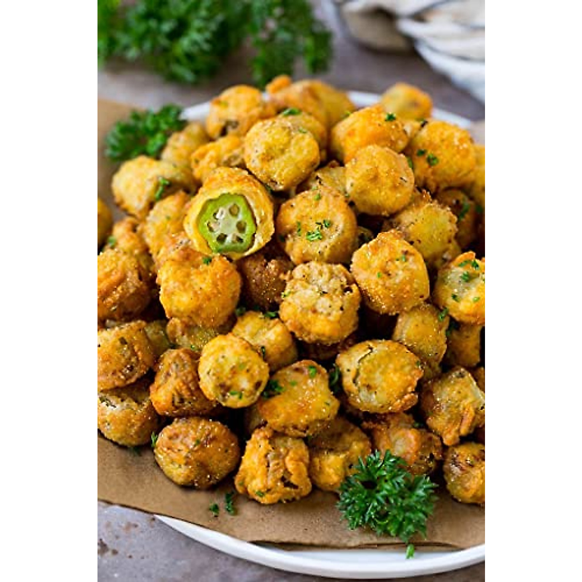 TomorrowSeeds - Clemson Spineless Okra Seeds - 50+ Count Packet - Natural Non GMO USA Southern Ochro Okro Bamia Garden Asian Vegetable