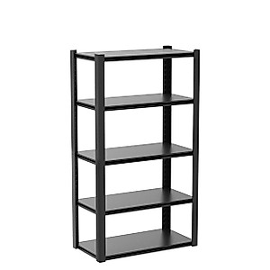 REIBII Garage Storage Shelves Heavy Duty Garage Shelving 72" Adjustable Metal Shelves for Storage 5-Tier Garage Shelves Heavy Duty 2500LBS Basement Kitchen Pantry Shelving Utility Shelves, 3 Pack