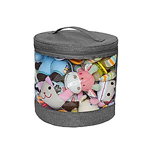 Jj Cole Clear Storage Bin Set Slate