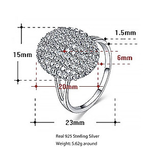 Genuine Silver Twilight Bella Swan Wedding Ring, 925 Sterling Silver, Women's Ring Micro Pavé Zircon Ring with a Jewelry Heart Box, Breaking Dawn Bella Swan engagement ring (10)