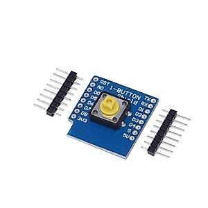 GalaxyElec 10PCS One Button Shield for WeMos D1 Mini Button for Wemos Electronic PCB Board D1 Mini Button Module with Pin