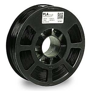 KODAK Tough PLA Pro 3D printer filament BLACK color, +/- 0.03 mm, 750g (1.6lbs) Spool, 1.75 mm. Lowest moisture premium filament in Vacuum Sealed Aluminum Ziploc bag. Fit Most FDM Printers