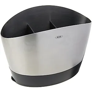 OXO Good Grips Stainless Steel Utensil Holder 8.4" x 4.75" x 6.25"