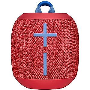 Logitech Ultimate Ears WONDERBOOM 2 Portable Waterproof Bluetooth Speaker - Wireless Boom Box - Non Retail Packaging (Radical Red)