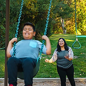 Lifetime Metal Swing Set, Earthtone