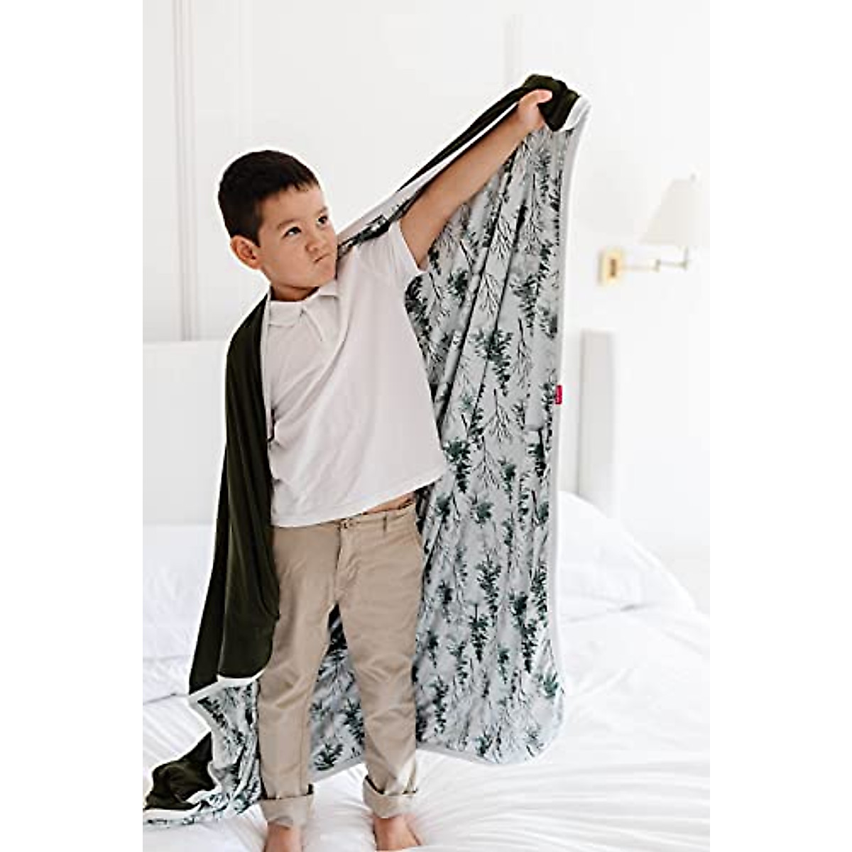 Pobi Baby Premium Baby Blanket, Soft Stretchy Quilt for Babies, Toddlers, Kids (Magical Woods)