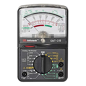Gardner Bender GMT-319 Multimeter Tester, RJ-45 & RJ-11, 7 Function / 19 Range 1000V Black