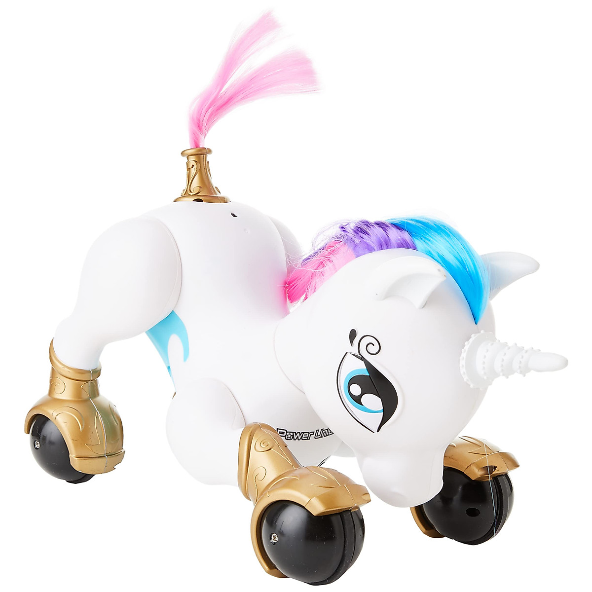 Lexibook Power Unicorn®- My First Smart Unicorn to Train, programmable with Remote Control, Training and Gesture Control Function, Dance, Music, Light Effects, Rechargeable - UNI01