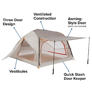 Big Agnes Salt Creek SL Backpacking Tent, 3 Person