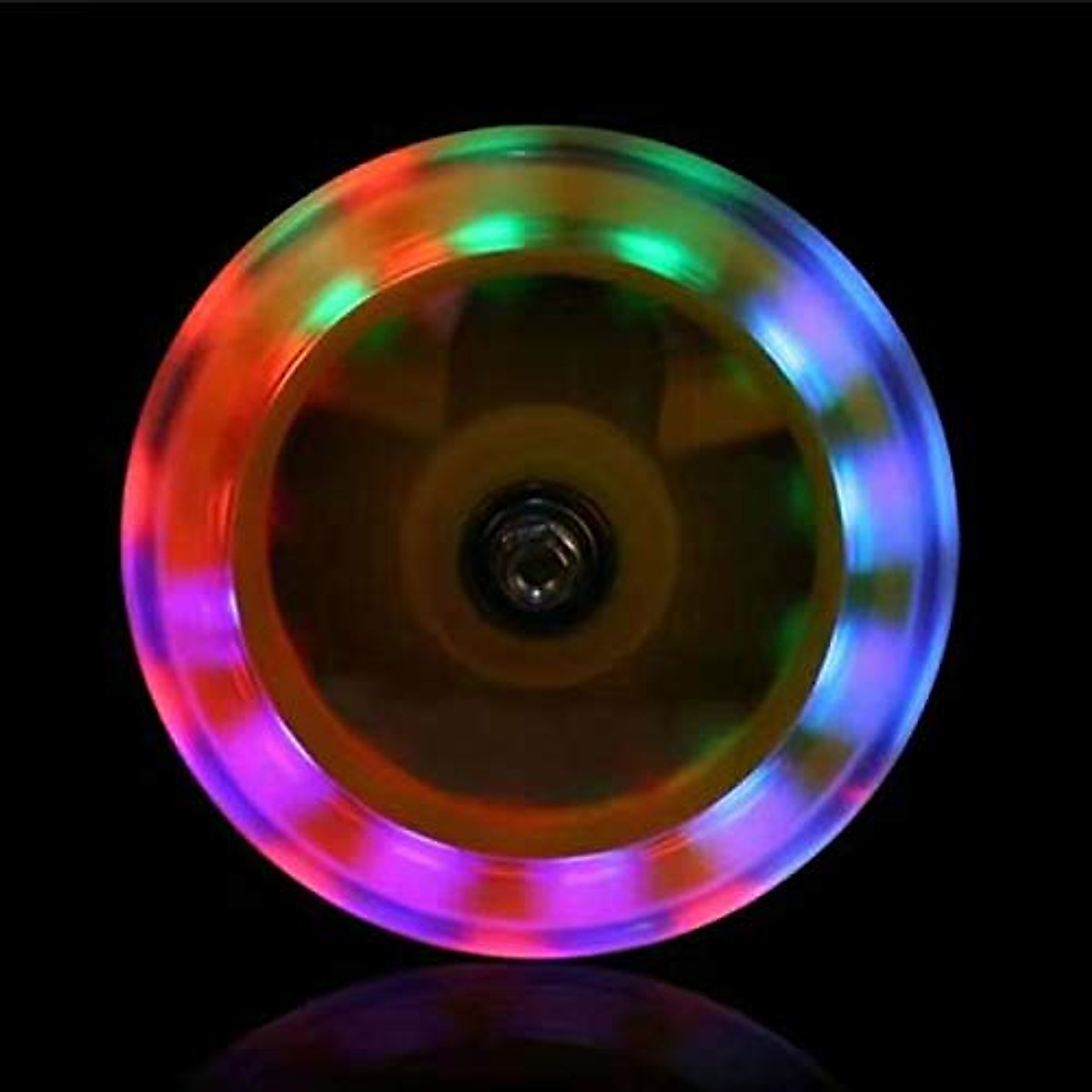 HUWAY training wheels flash mute wheel bicycle stabiliser mounted Kit compatible for bikes of 12 14 16 18 20 Inch， 1 Pair (pink2)