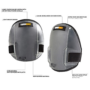 ToughBuilt - 2-in-1 Ultra-Lightweight Knee Pads with Removable Outer-Shell - (TB-KP-101)