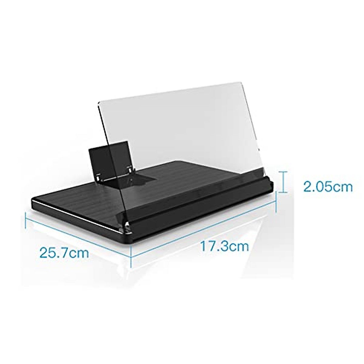 CHANGAIDA 12 Inch Phone Screen Amplifier Foldable Phone Holder Black