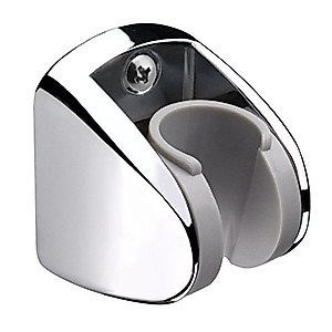 YOO.MEE On Wall Mount Shower Bracket for Handheld Shower Head, Height Adjustable Holder - Large Angle Adjustable to Meet Any Space Bathroom- Chrome
