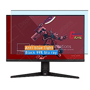 Vaxson 2-Pack Anti Blue Light Screen Protector, compatible with Asus TUF Gaming VG27AQGL1A ZAKU II Edition 27" TPU Film Protectors Sticker [ Not Tempered Glass ]