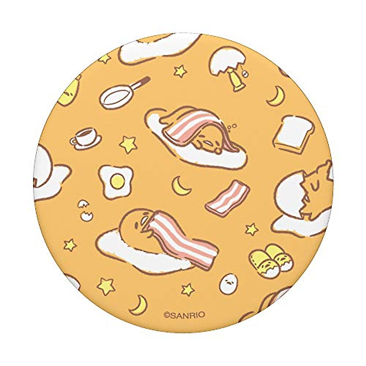 Gudetama Bacon Blanket PopSockets PopGrip: Swappable Grip for Phones & Tablets