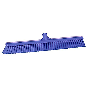 Vikan, Blue Broom,Push,Soft,24",PP/PBT, 3199