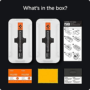 Spigen Tempered Glass Screen Protector Compatible with iPhone 14 Plus/iPhone 13 Pro Max [Privacy / 2 Pack]