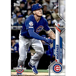2020 Topps Opening Day #12 Nico Hoerner RC Rookie Chicago Cubs MLB Baseball Trading Card