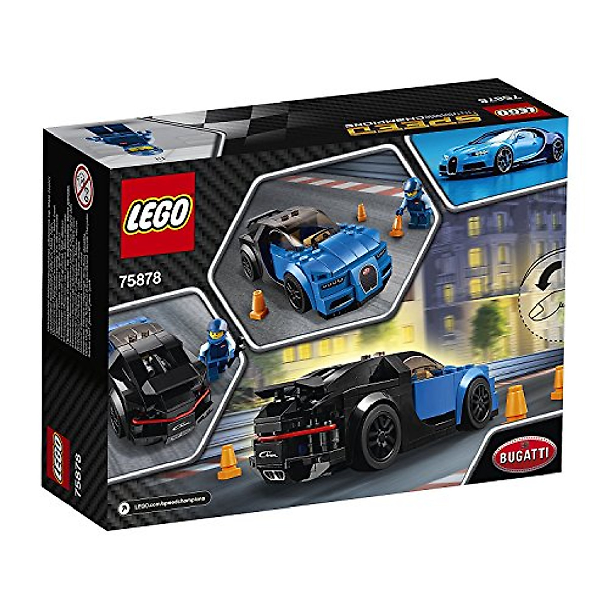 LEGO Speed Champions 6175244 Bugatti Chiron 75878, Multi