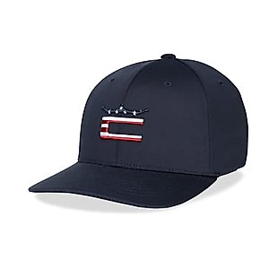 Cobra Golf 2022 Men's Stars and Stripes C Hat (Navy Blazer, One Size)