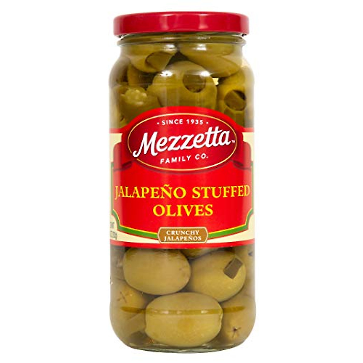 Mezzetta Stuffed Olives, Jalapeno, 10 Ounce