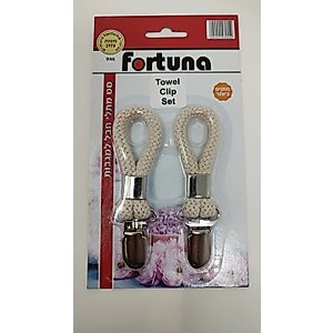 Fortuna Tea Towel Clip Set, Multicolor