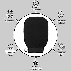 Valitic Exfoliating Glove - Body Scrubber Exfoliator Mitt for Use at Shower or Bath - Exfoliating Body & Face Dead Skin Remover - Korean Style Exfoliating Women & Men Washcloth