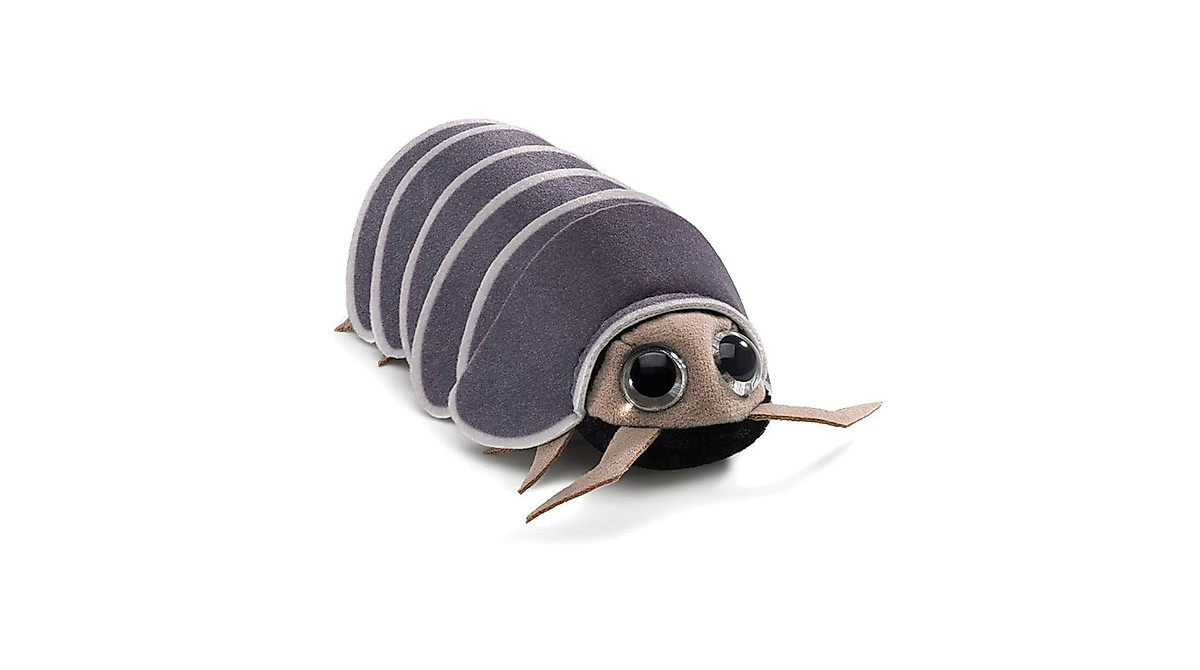 Folkmanis Mini Roly Poly Finger Puppet Gray - Realistic & Fun