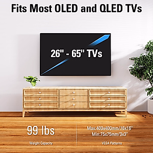 Mounting Dream Long Arm TV Wall Mount for Most 26-65 Inch TVs, 30 Inch Long Extension TV Mount Swivel and Tilt, Full Motion Wall Mount TV Bracket Fit Max VESA 400x400mm,Up to 99 lbs, MD2286-M