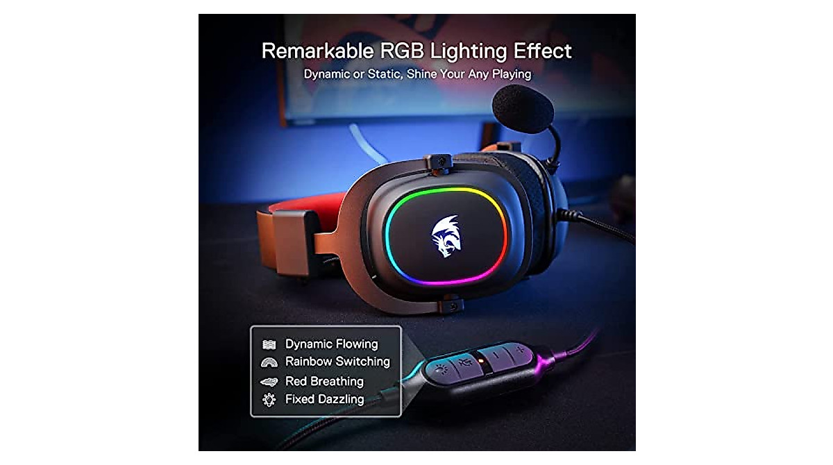 Redragon H510 Zeus-X RGB Gaming Headset - 7.1 Surround Sound