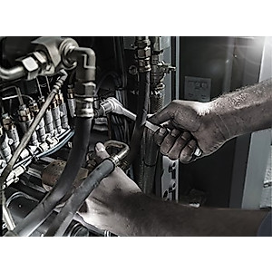 Wera 05004034001 8004 B Zyklop Metal Ratchet with Switch Lever and 3/8" Drive, 3/8 inch x 222.0 mm