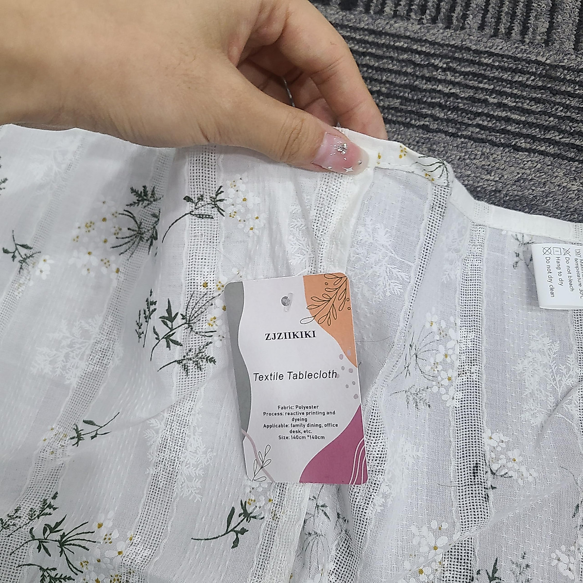 ZJZIIKIKI Textile tablecloths, Elevate Your Dining Experience with Elegance