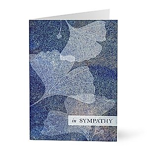 Hallmark Business (25 Pack) Sympathy Cards (Ginkgo Leaves) for Employees or Customers