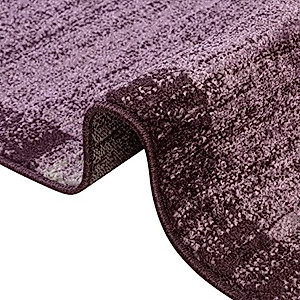 Unique Loom Del Mar Collection Area Rug - Sarah (3' 3" x 5' 3" Rectangle, Violet/ Purple)