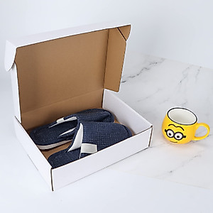 RLAVBL 12x9x3 Inches Shipping Boxes Set of 20, White Corrugated Cardboard Box, Mailer Boxes for Packing Small Business