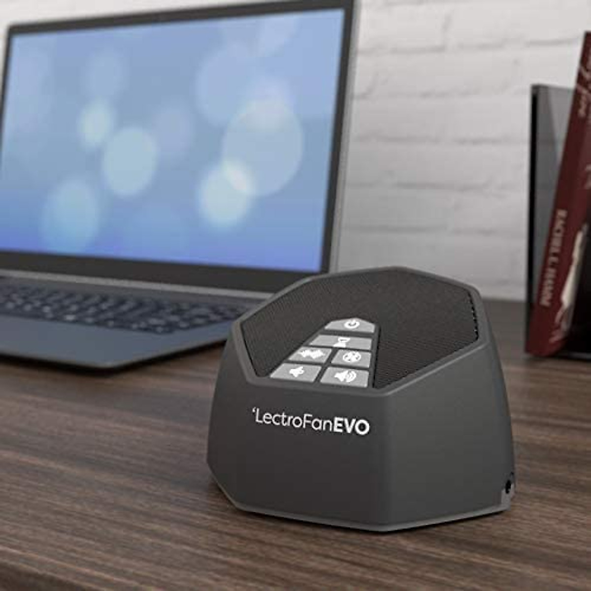 LectroFan EVO Guaranteed Non-Looping Sleep Sound Machine with 22 Unique Fan Sounds, White Noise Machine for Sleeping and Ocean Sounds, with Sleep Timer - Black (Renewed)
