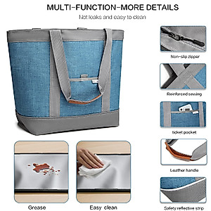 Insulated Cooler Bag - Reusable, Thermal Foam Insulation for Hot/Cold Food, Ideal for Delivery, Travel, and Picnics